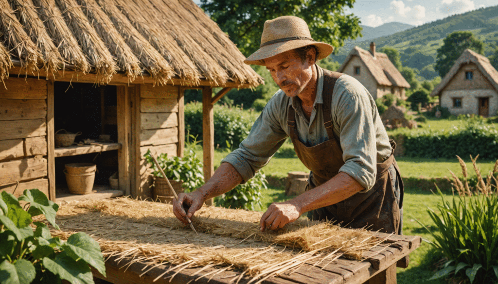 Construire un toit en chaume : entre tradition et durabilité