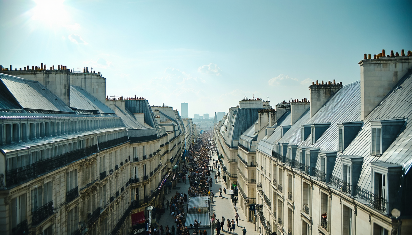 Les toits en zinc de Paris : un four à chaleur à ciel ouvert