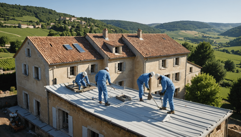 rénover une toiture amiantée en fibres-ciment dans le Gard : ce qu'il ...